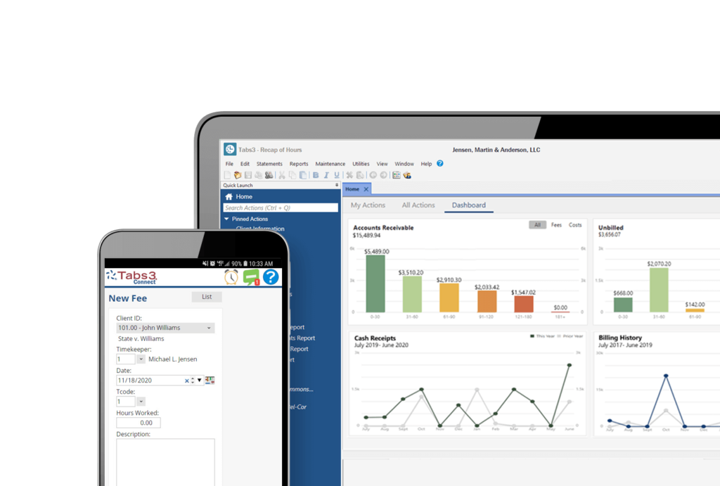 Legal Billing & Practice Management Software for Attorneys | Tabs3