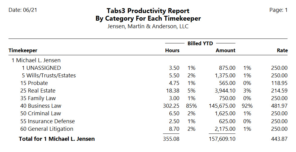 Legal Billing Software Features | Tabs3 Billing
